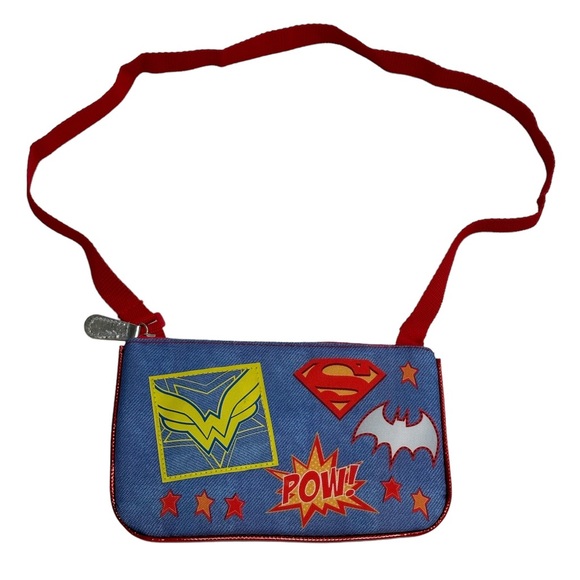 DC Comics | Accessories | Dc Comics Super Hero Girls Denim Kids Purse ...